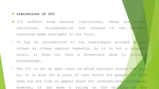 International Court of Justice | PPTX