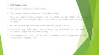 International Court of Justice | PPTX | Legal Services Industry ...