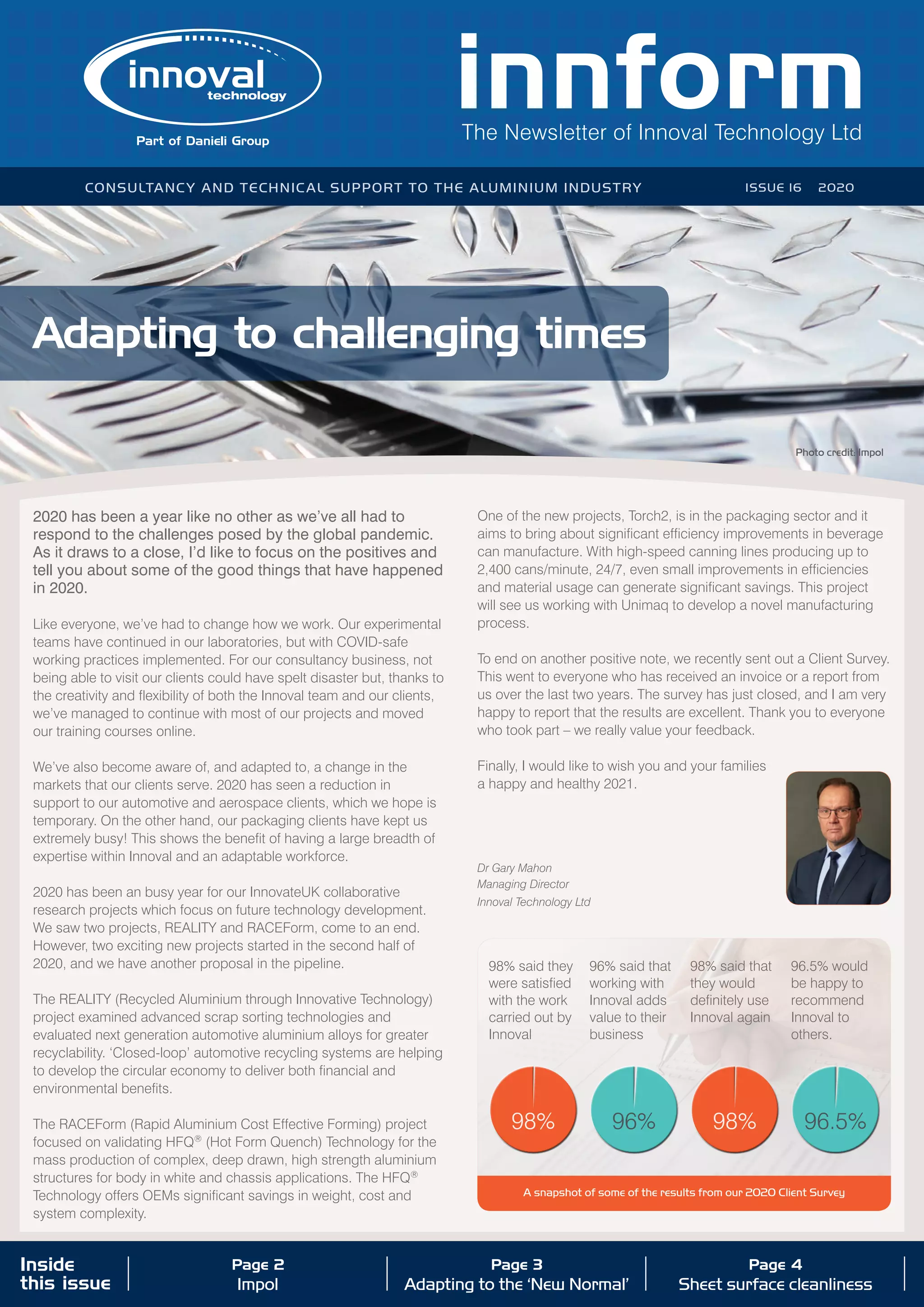 Innoval Technology Newsletter 2020 | PDF