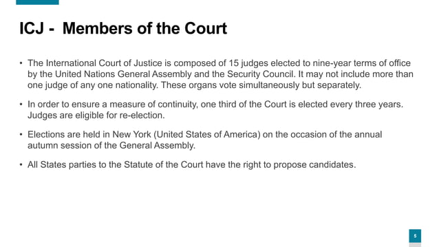 Icj and decision making in Icj | PPT