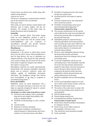 AN OVERVIEW OF OCULAR DRUG DELIVERY SYSTEM INCLUDING ROLE OF OCULAR ...