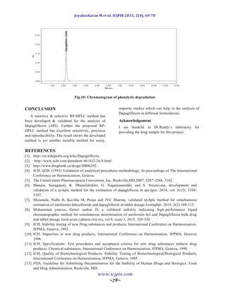 Stability indicating RP-HPLC method for estimation of dapagliflozin in bulk and tablet dosage ...