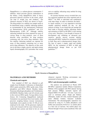 Stability indicating RP-HPLC method for estimation of dapagliflozin in bulk and tablet dosage ...