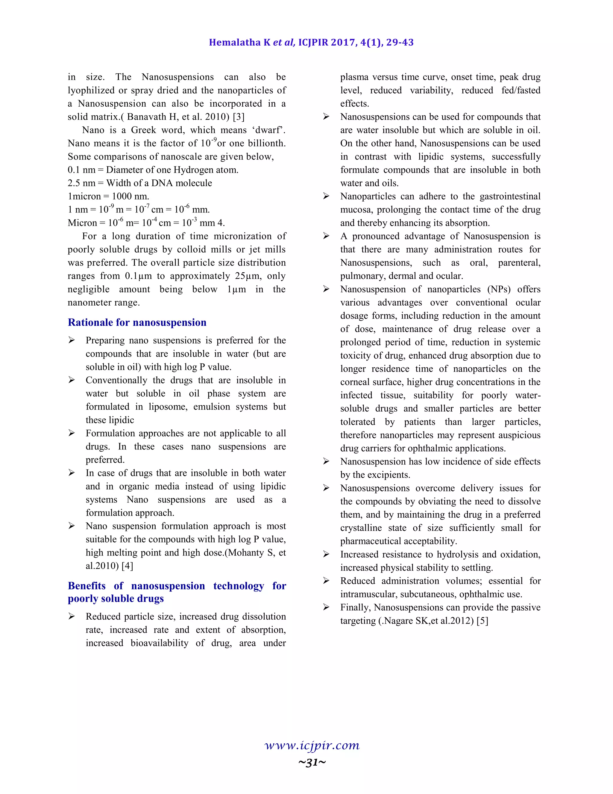 Formulation and evaluation of rosiglitazone nanosuspension | PDF