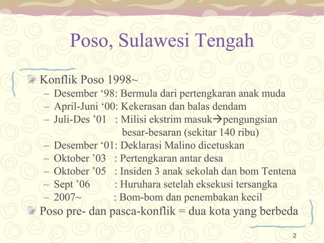 Perpustakaan Keliling "Sophia" di Poso | PDF