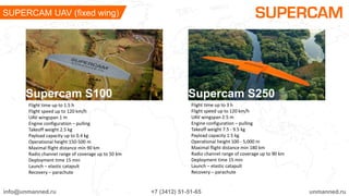 Supercam UAV presentation | PPT