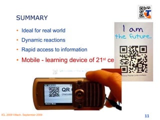 QR Codes: tagging for learning performance | PPT