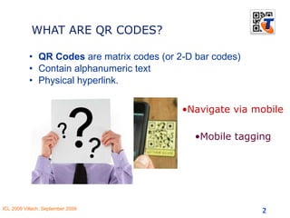QR Codes: tagging for learning performance | PPT