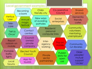ICLCity2013 - Accelerating Innovation in Local Councils: Different ...