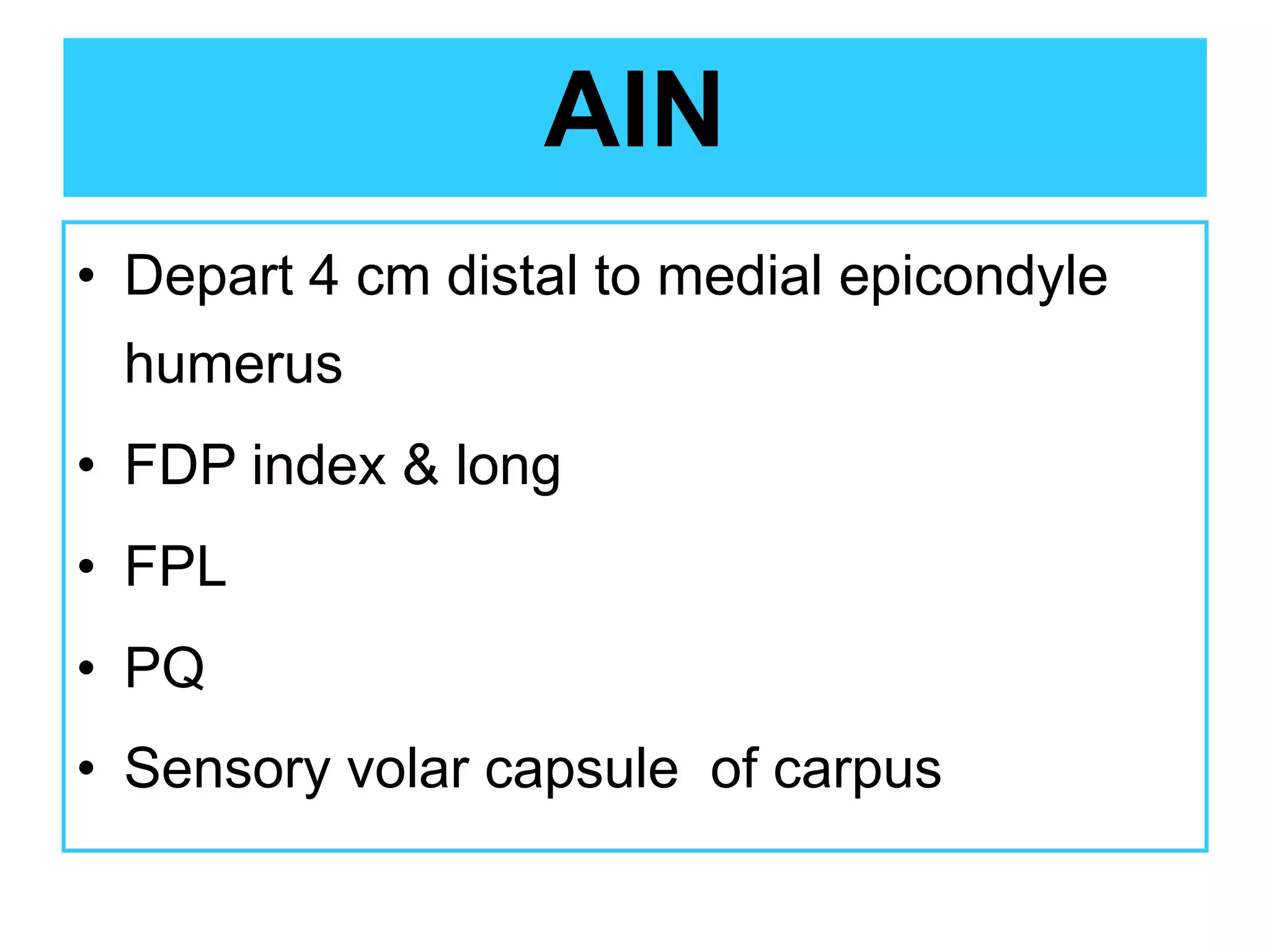 Icl 2008 02 median nerve compression about the elbow | PPT