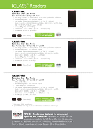 Iclass broch en | PDF