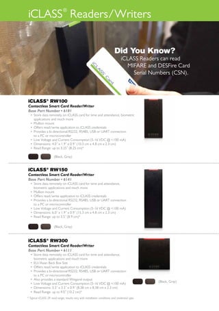 Iclass broch en | PDF