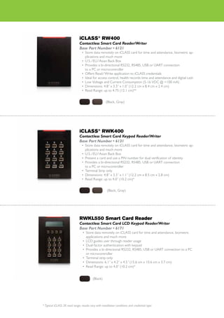 Iclass broch en | PDF