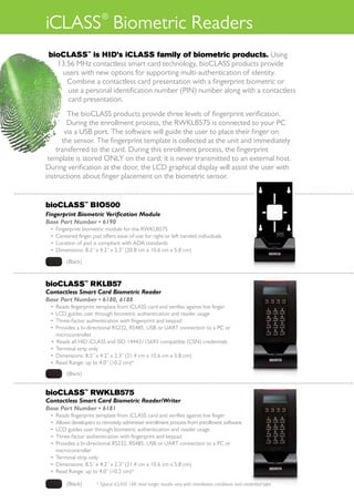 Iclass broch en | PDF