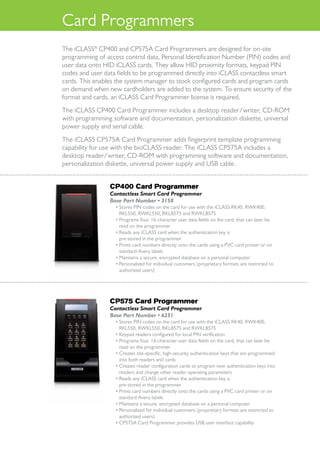 Iclass broch en | PDF