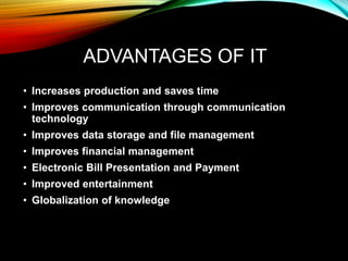 Introduction to Software Engineering & Information Technology | PPTX