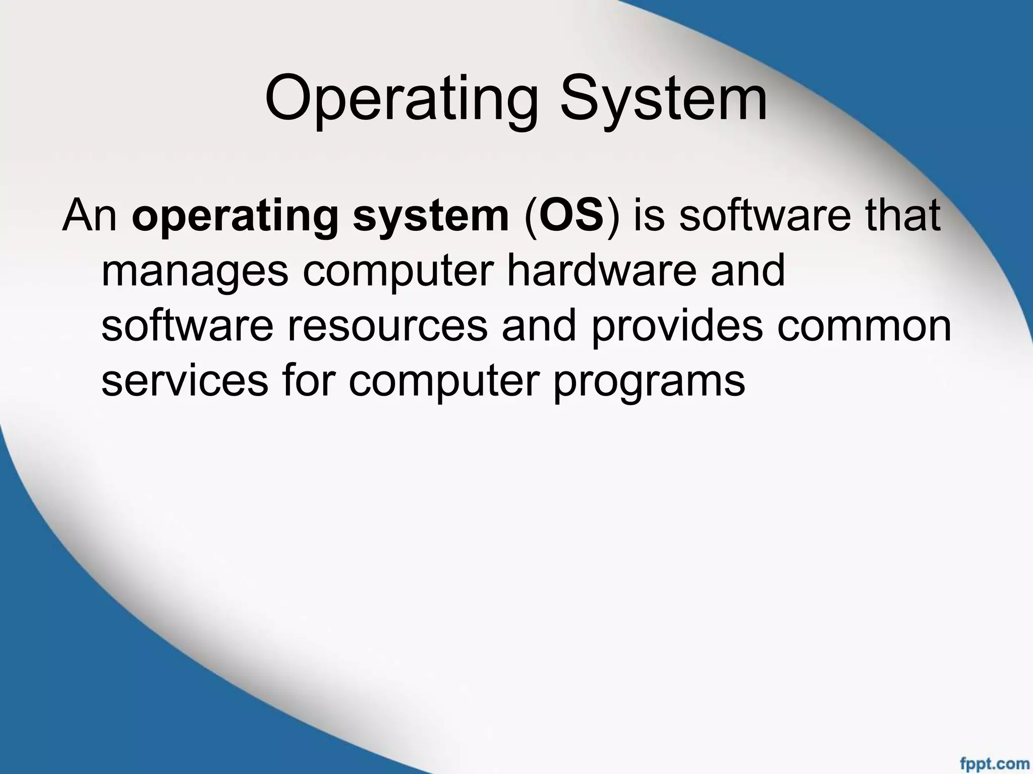 Operating Systems Network, Communication, OSI | PPT
