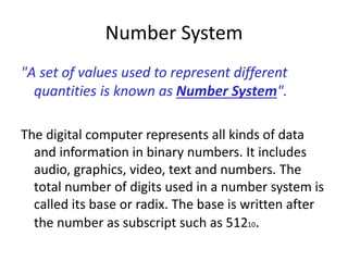 Number Systems | PPTX