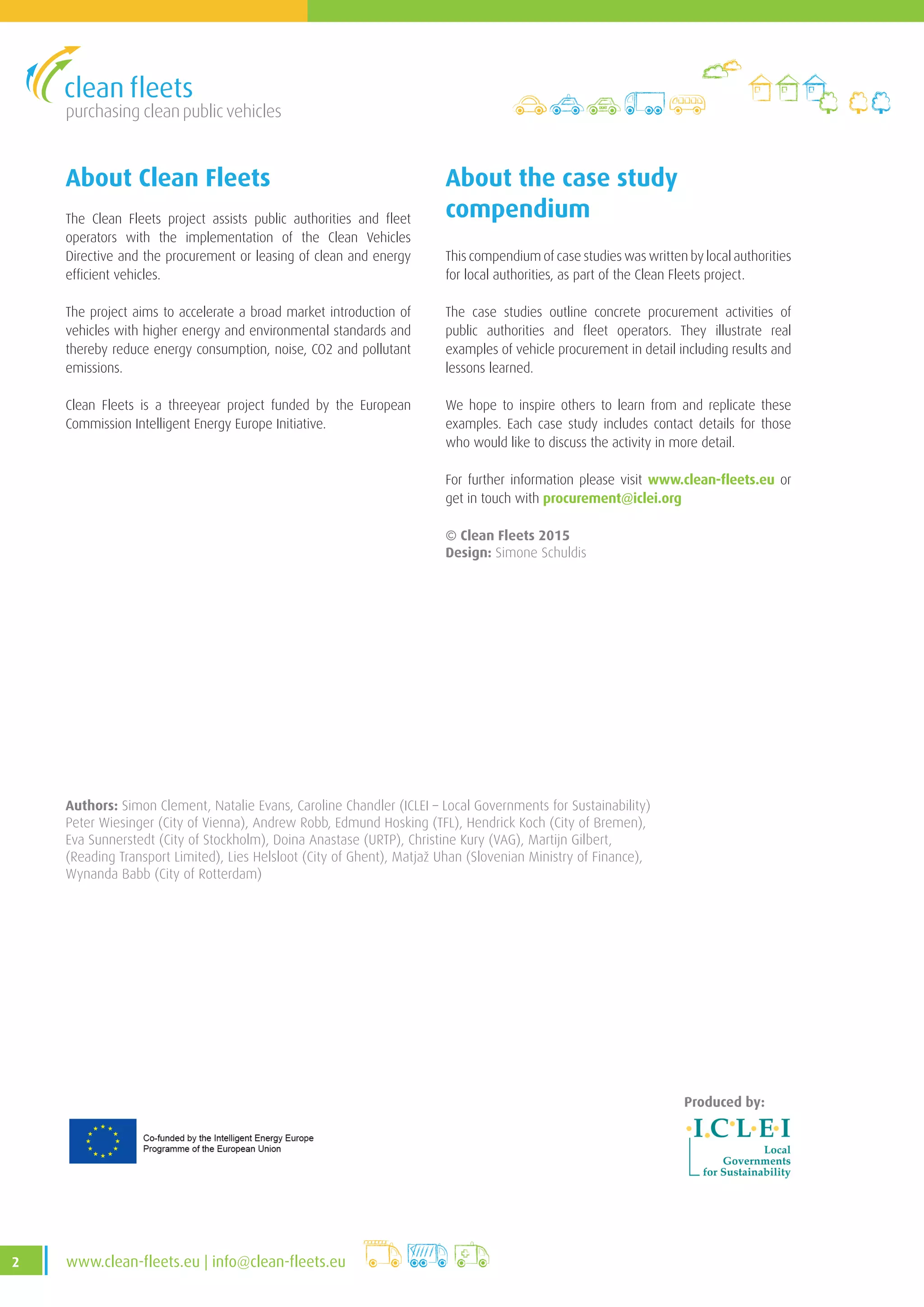 Clean Fleets - case studies