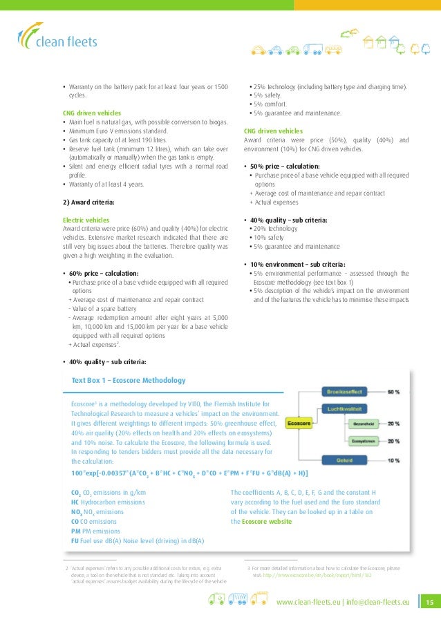 Clean Fleets - case studies