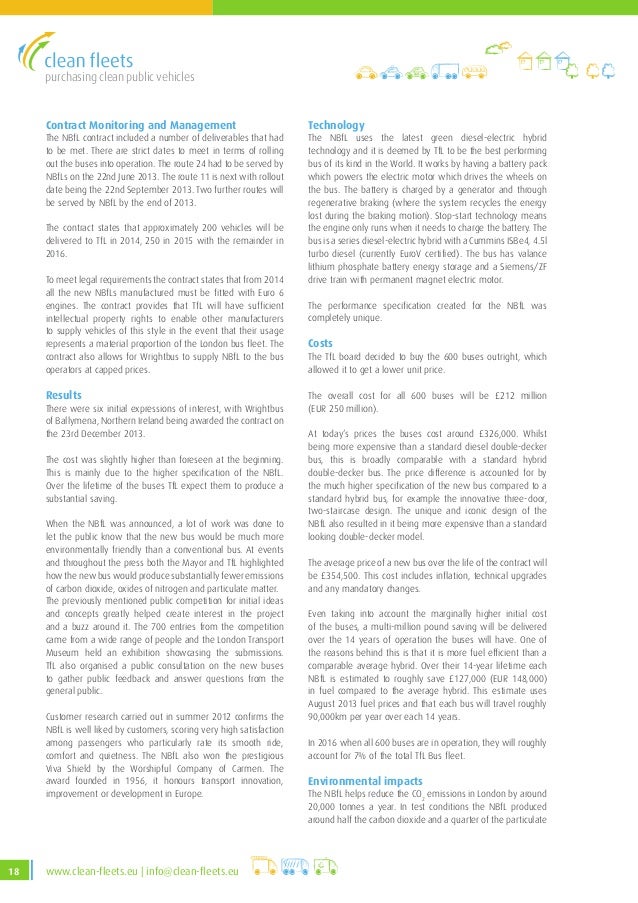 Clean Fleets - case studies