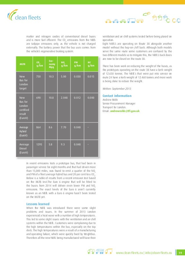 Clean Fleets - case studies