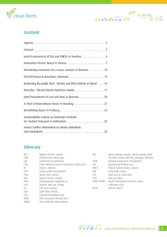 Clean Fleets - case studies