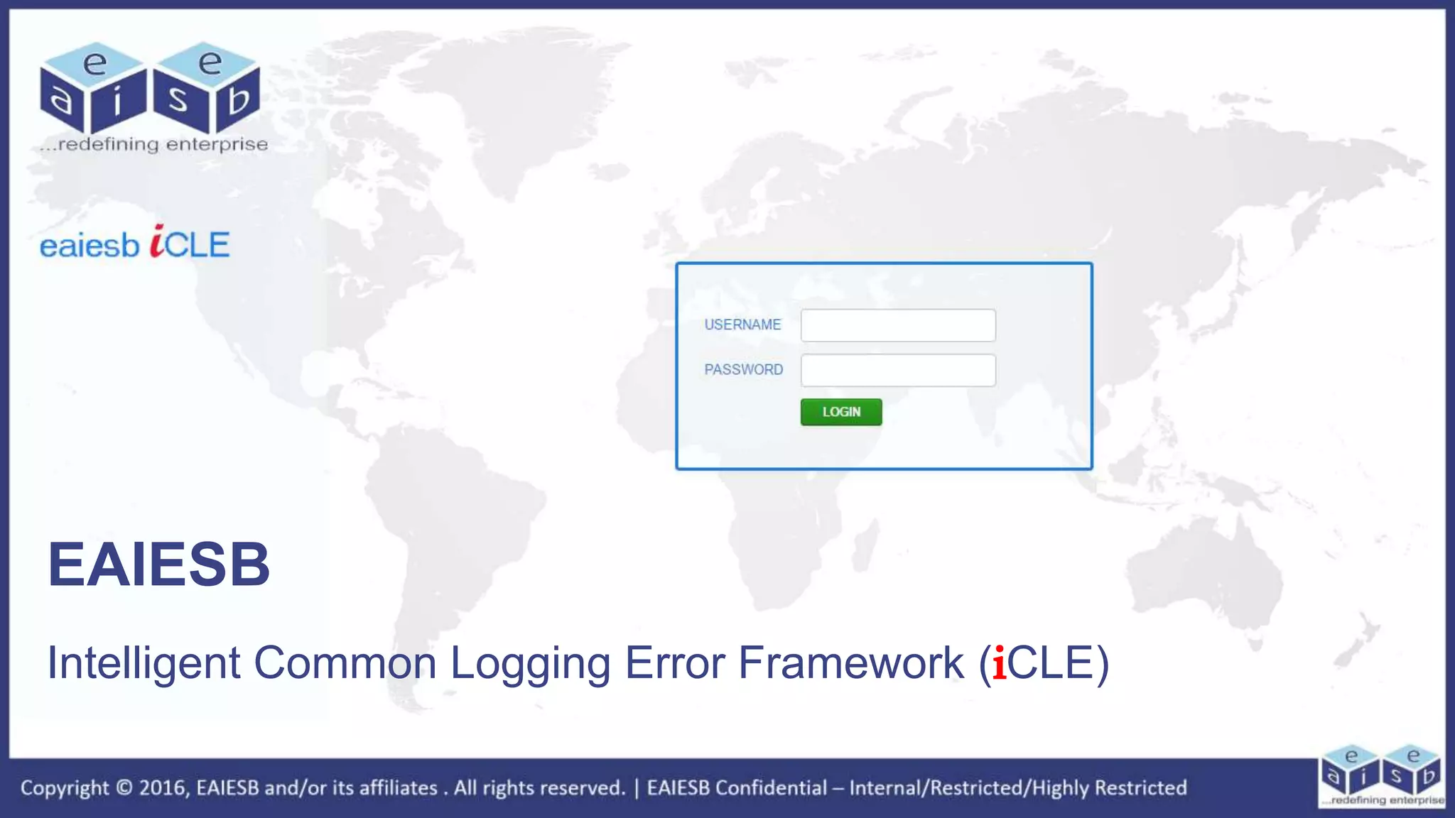 Tibco Intelligent Common Logging And Exception Handling Icle Ppt