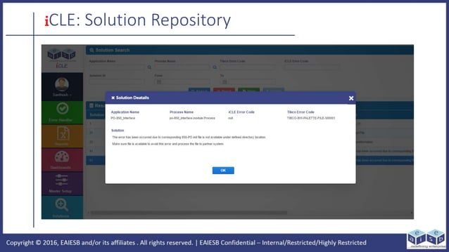 Tibco Intelligent Common Logging And Exception Handling Icle Ppt