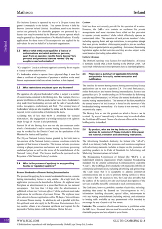 ICLG Guide to Gambling 2018, Ireland | PDF