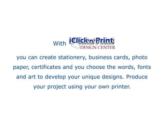iClicknPrint presentation | PDF