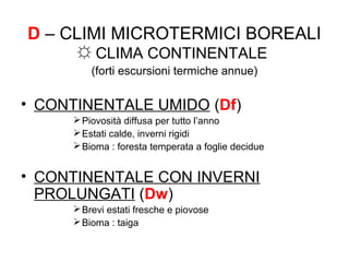 I Climi | PPT