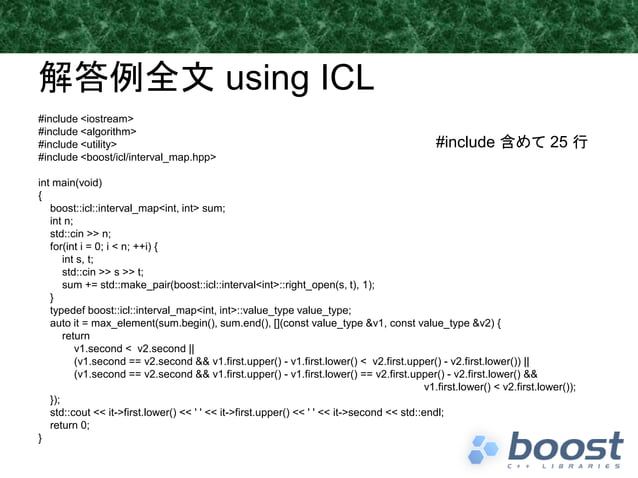 Brief introduction of Boost.ICL [PDF] | PDF