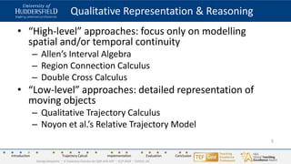 A Trajectory Calculus for Qualitative Spatial Reasoning Using Answer Set Programming | PPT