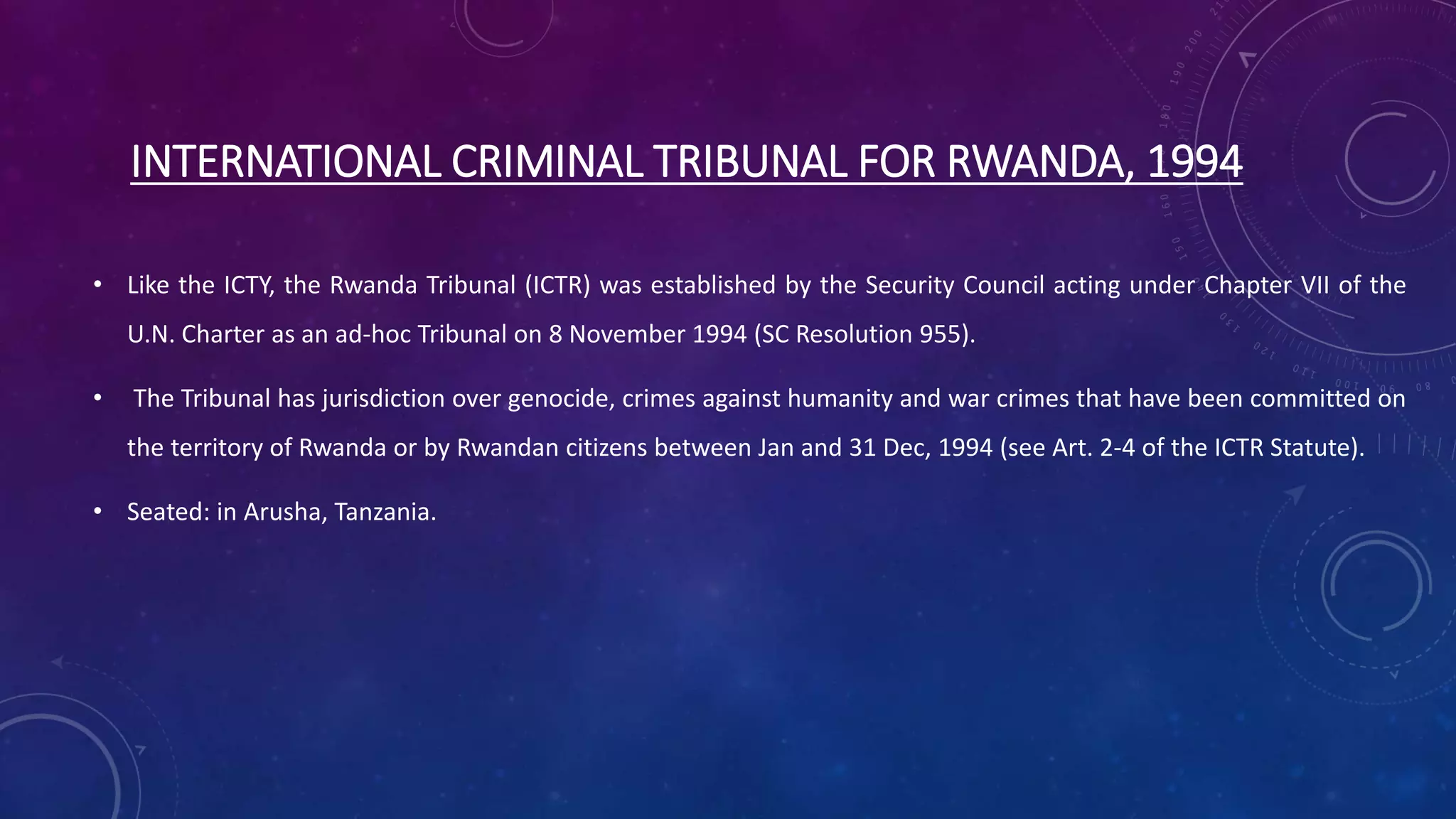 Evolution of International Criminal Law | PPTX