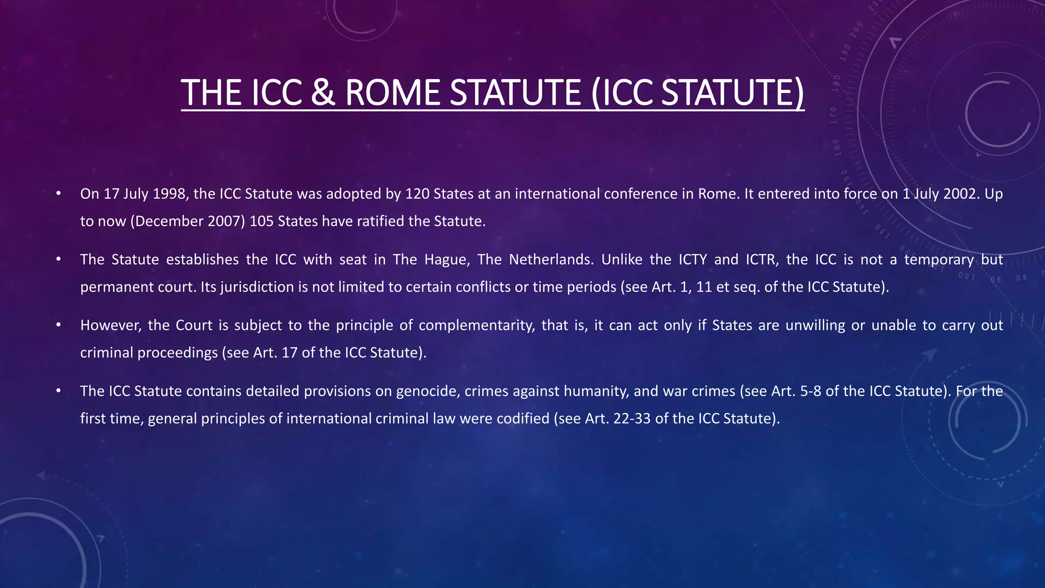 Evolution of International Criminal Law | PPTX