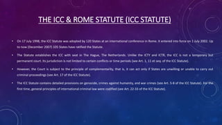 Evolution of International Criminal Law | PPTX