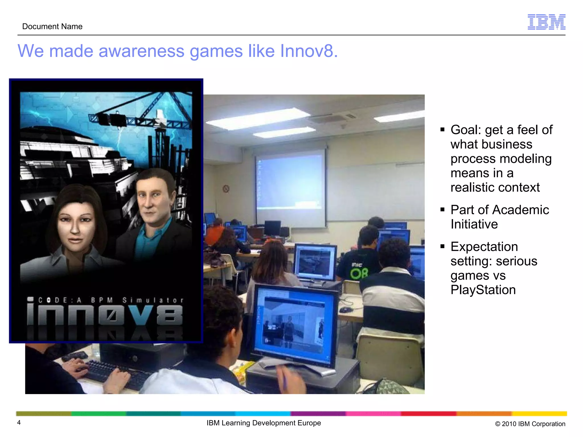 Showcase of social learning and immersive learning at IBM | PPT