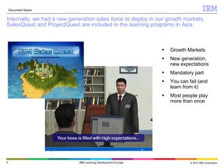Showcase of social learning and immersive learning at IBM | PPT