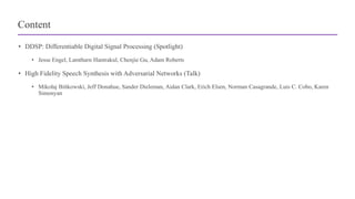 ICLR 2 papers review in signal processing domain | PPT