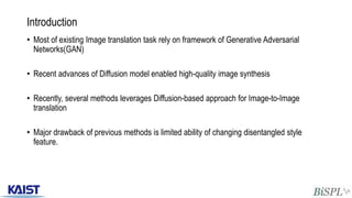 Diffusion-based Image Translation using disentangled style and content representation | PPTX ...