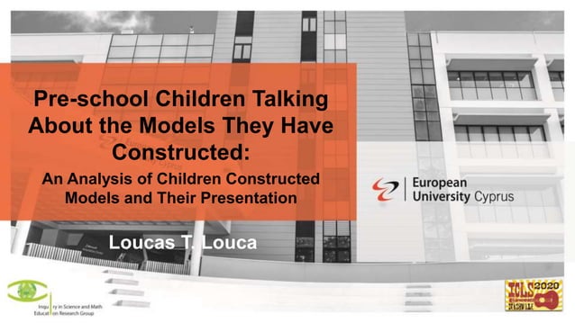 Pre-school children talking about the models they have constructed ...
