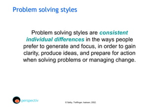 Knowing Me, Knowing You - a Conversation About Our Creative Problem ...