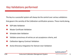 Instrument Calibration Management System | PDF