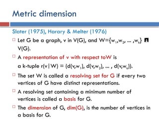 Directed metric dimension of oriented graphs | PPTX