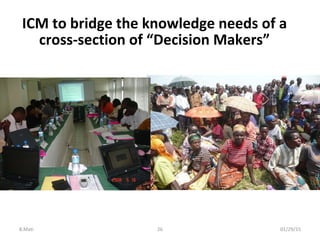 ICM and KSS in IWM as evidence-based DSS to inform Policy and ...