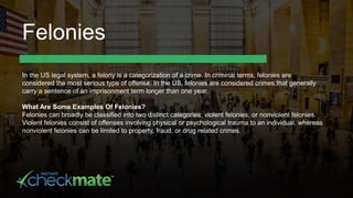 Instant Checkmate Background Check Glossary | PPTX | Crime & Harmful ...