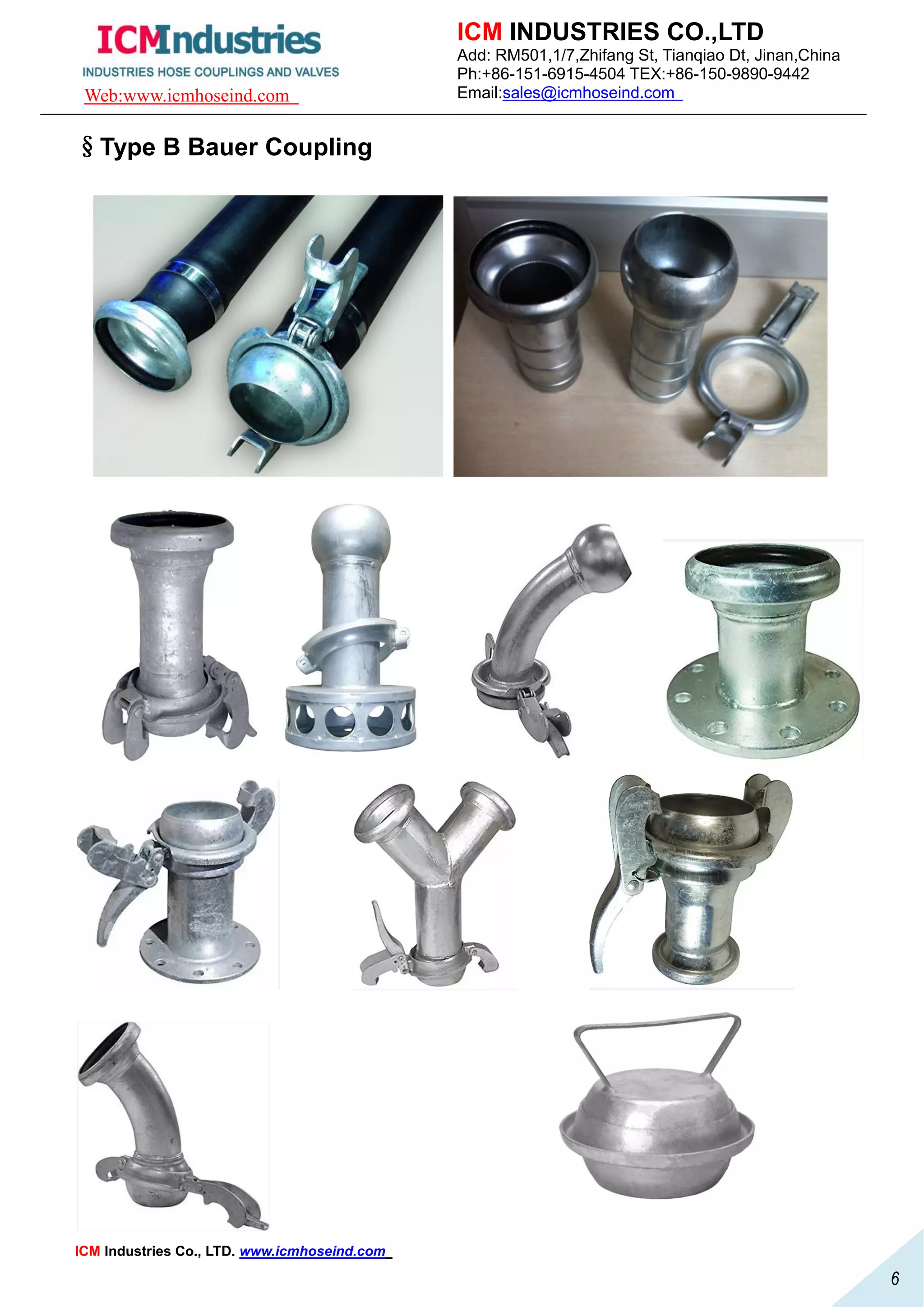 Bauer coupling information ---ICM INDUSTRIES | PDF | Science