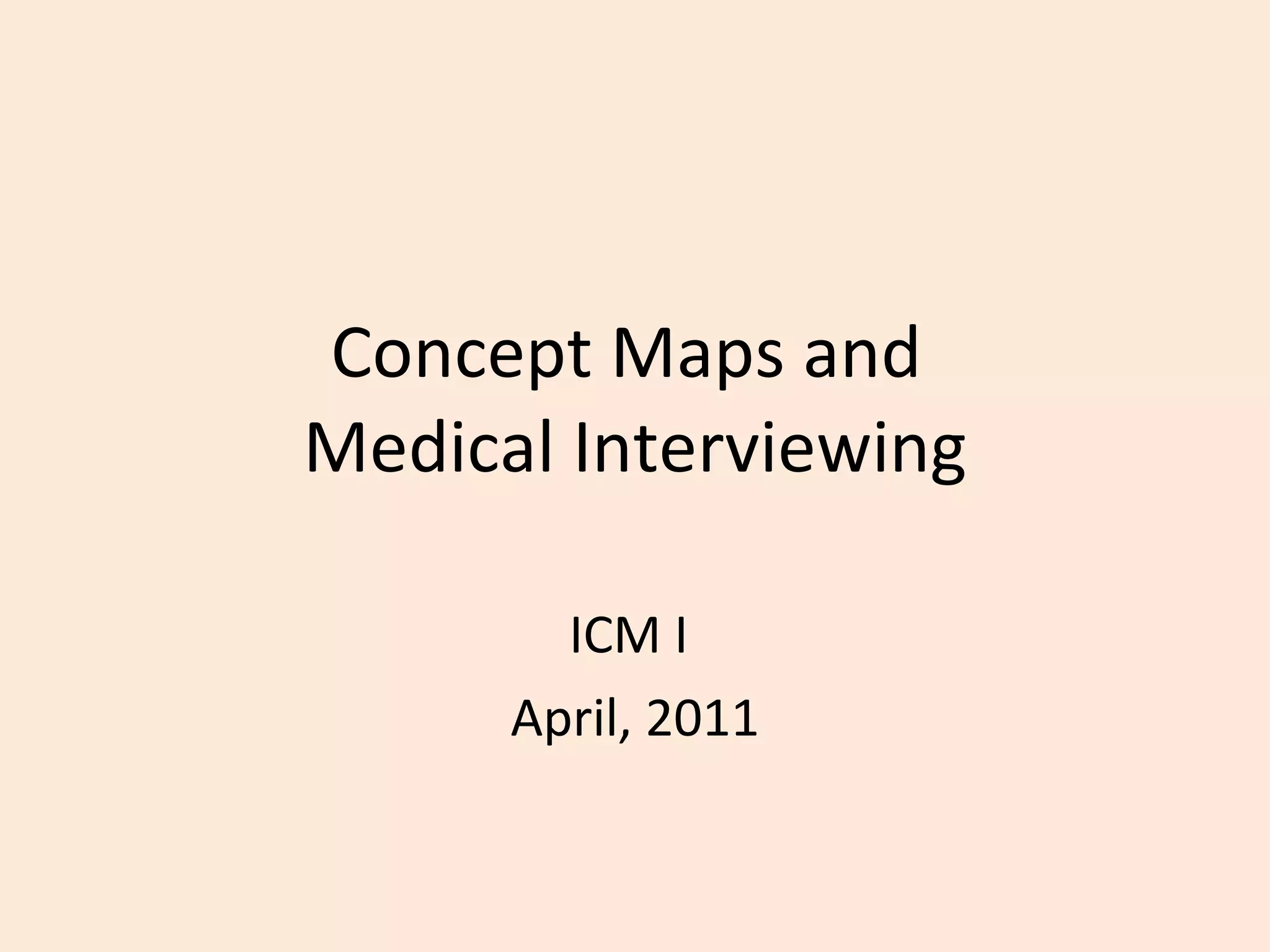ICM Concept Map | PPT