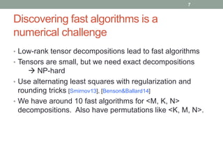 A framework for practical fast matrix multiplication | PPTX